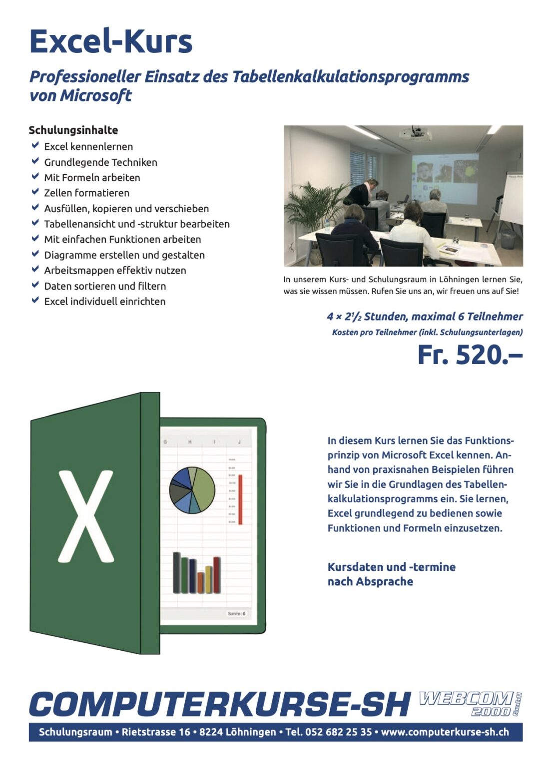 Kurse für Excel – WebCom 2000 GmbH